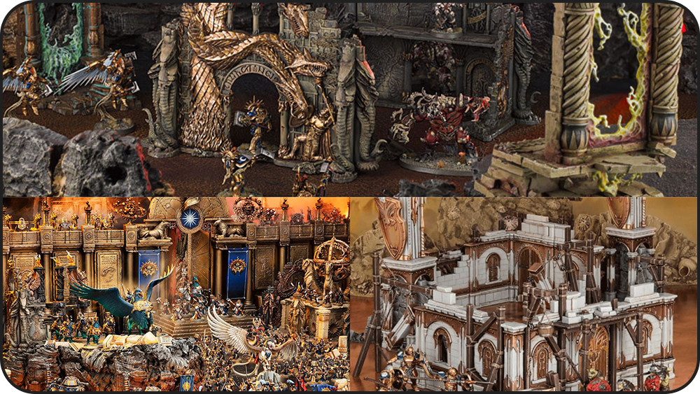 Age of Sigmar Terrain & Scenery – 3 Dragons