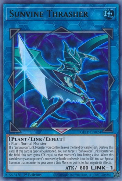 Sunvine Thrasher (Ultra Rare) [GFTP-EN024-UR] – 3 Dragons